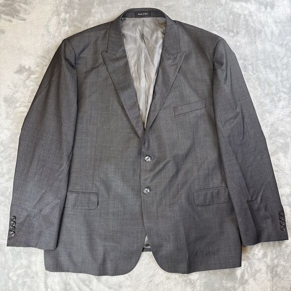 TIGLIO | Suits & Blazers | Tiglio Luxe Suit Jacket Mens 52r Dark Gray ...